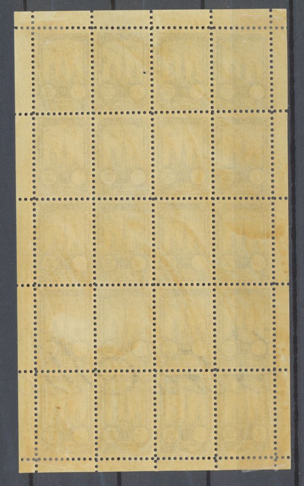 1922 Meeting a rien Rouen feuillet complet de 20 essais Neuf Jaune ...